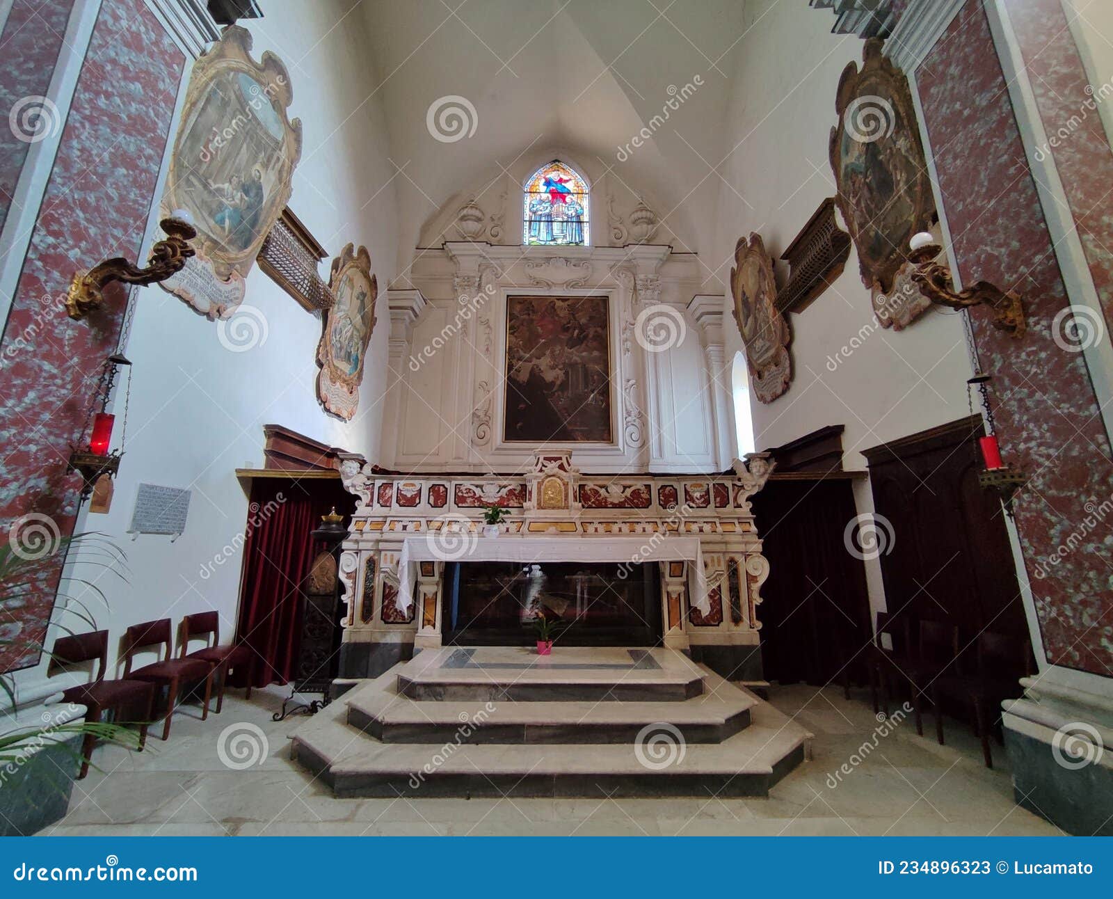 Ravello - Abside Della Chiesa Di San Francesco Stock Image - Image of ...