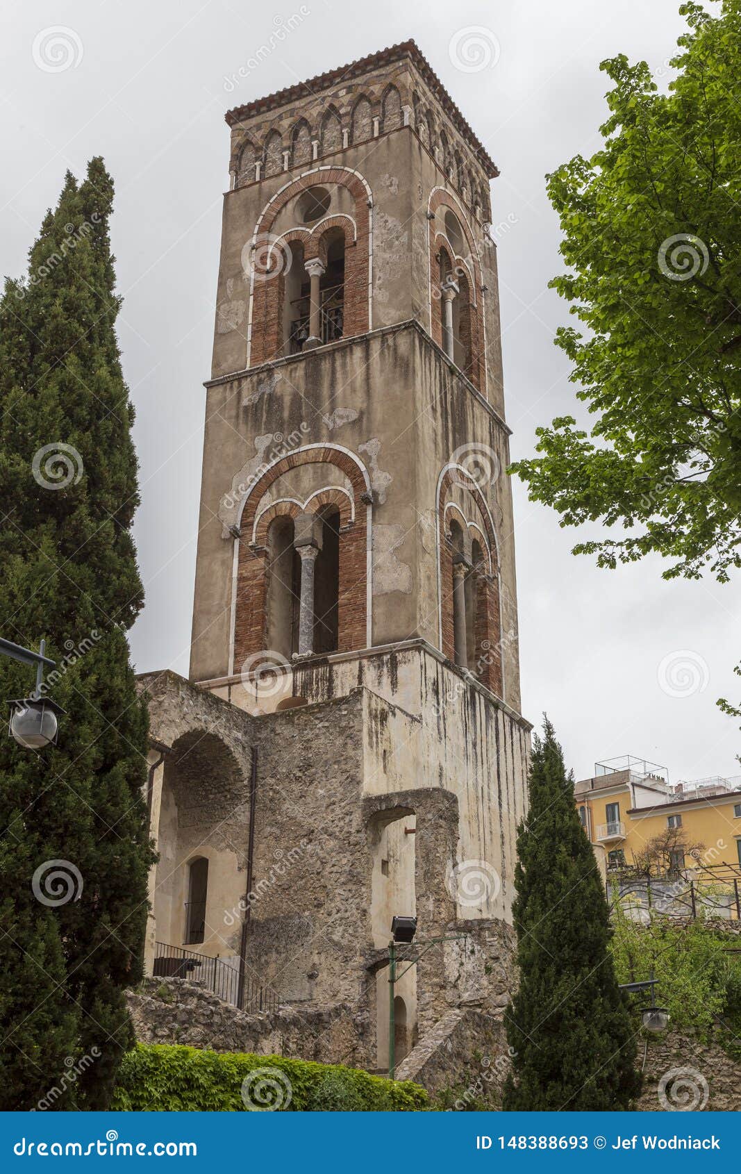 Church Tower, Ravello Italy. Editorial Stock Photo - Image of ravello ...