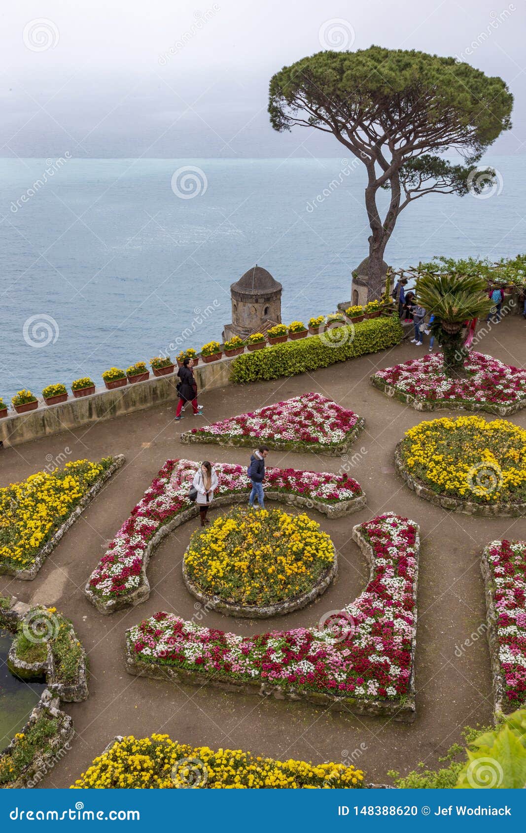 Villa Rufolo Gardens, Ravello Italy. Editorial Image - Image of rufolo ...