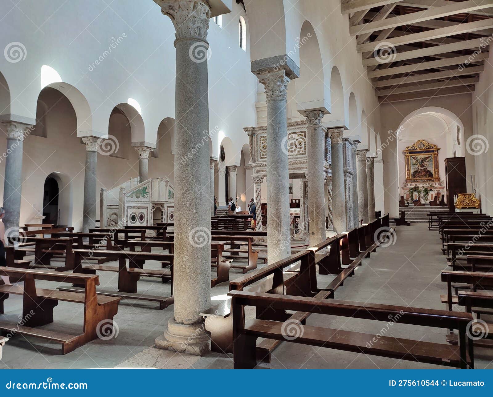 Ravello - Scorcio Del Duomo Dalla Navata Destra Stock Photo - Image of ...