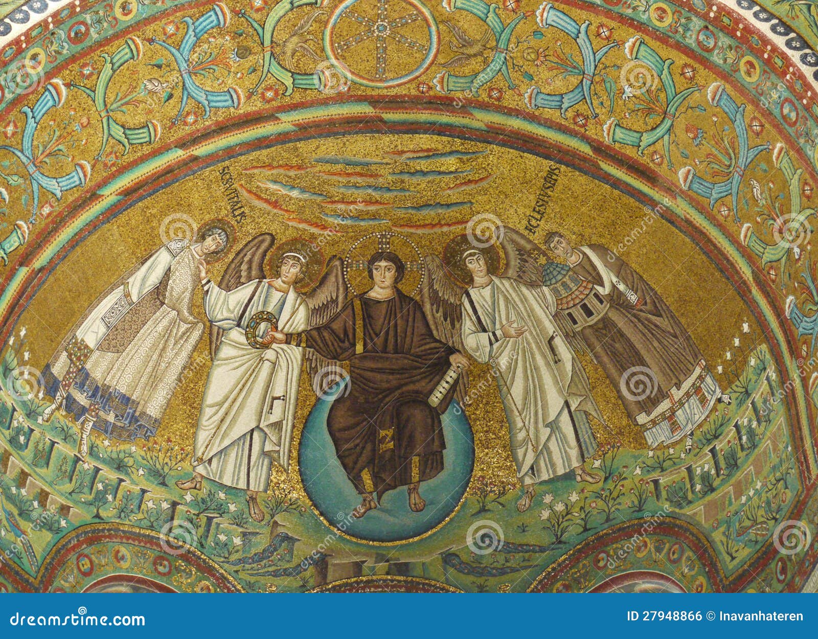 Ravenna in Italy stock photo. Image of famous, bowl, colorful - 27948866