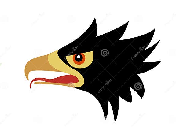 Ravenous bird stock vector. Illustration of clip, decoration - 6726098