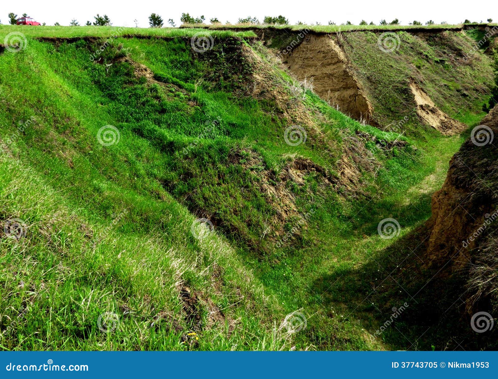 Ravinas do estepe imagem de stock. Imagem de branco, fresco - 37743705