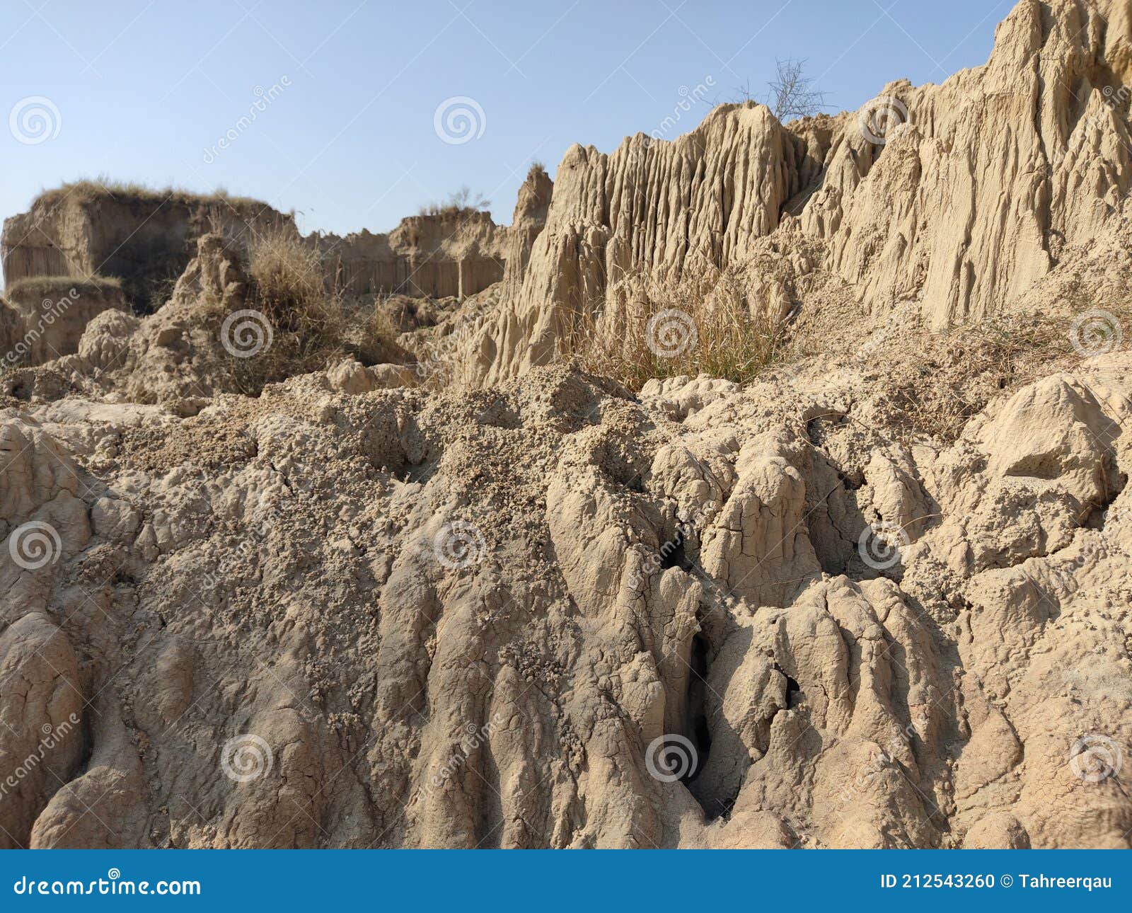 Ravinas Em Lama Devido à Erosão Do Solo Foto de Stock - Imagem de ...