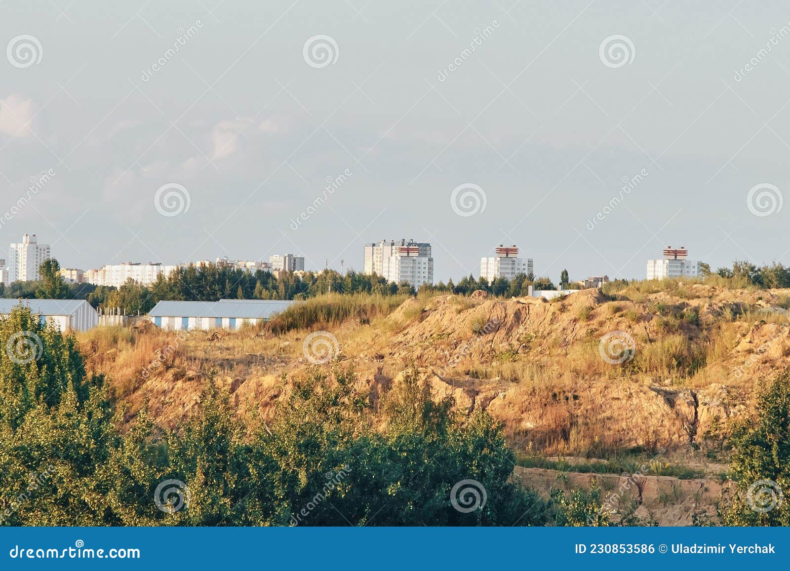 A Ravine on the Edge of the City Stock Photo - Image of edge, landscape ...