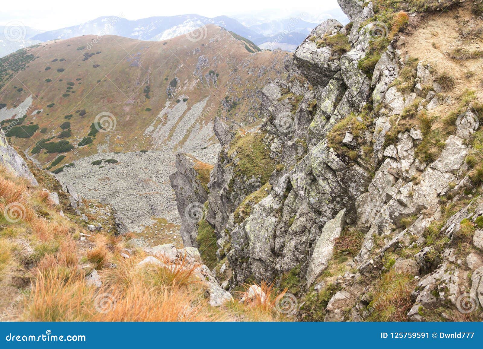 Ravine in mountains stock image. Image of stone, scenery - 125759591