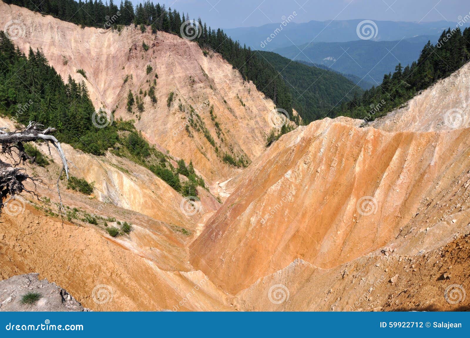 Ravine stock photo. Image of grunge, groapa, mountain - 59922712