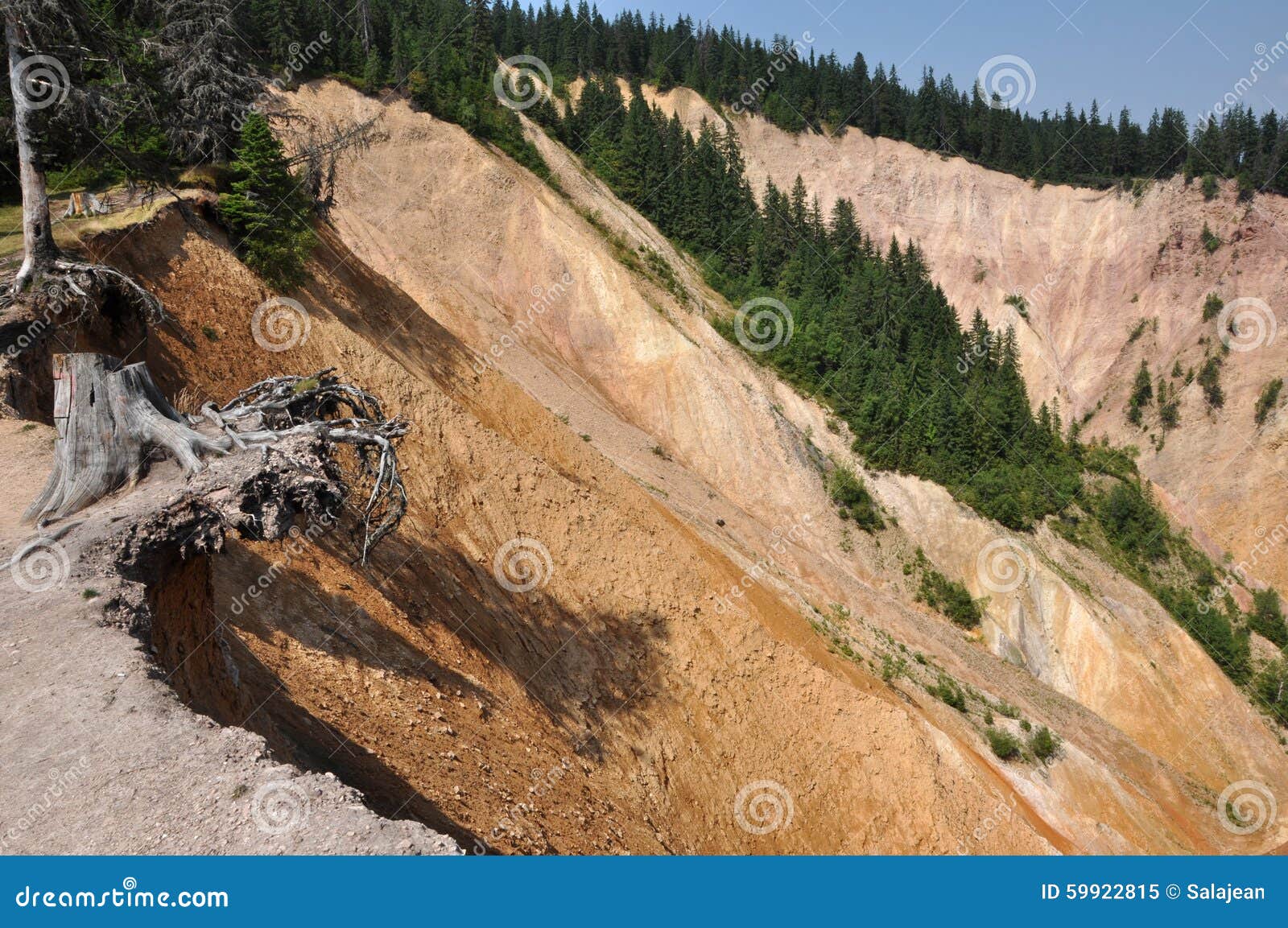 Ravine, pit stock image. Image of land, nature, geology - 59922815
