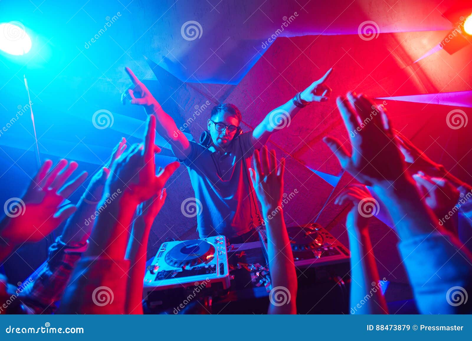 Raving dancers stock image. Image of entertainment, leisure - 88473879