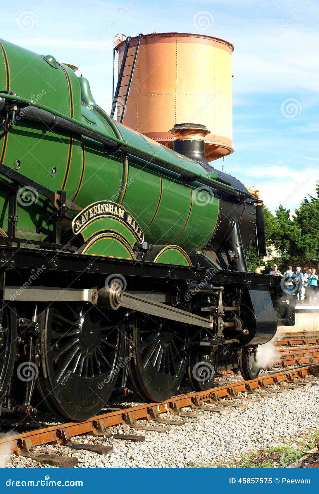 Great Western Steam Engine - Ravingham Hall - England Editorial Image ...