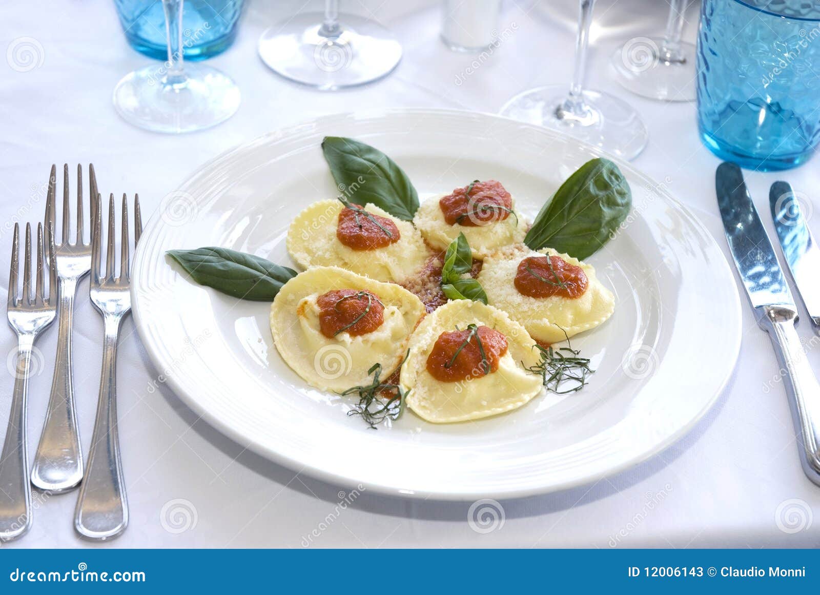 Ravioli stock image. Image of diet, bread, restaurant - 12006143