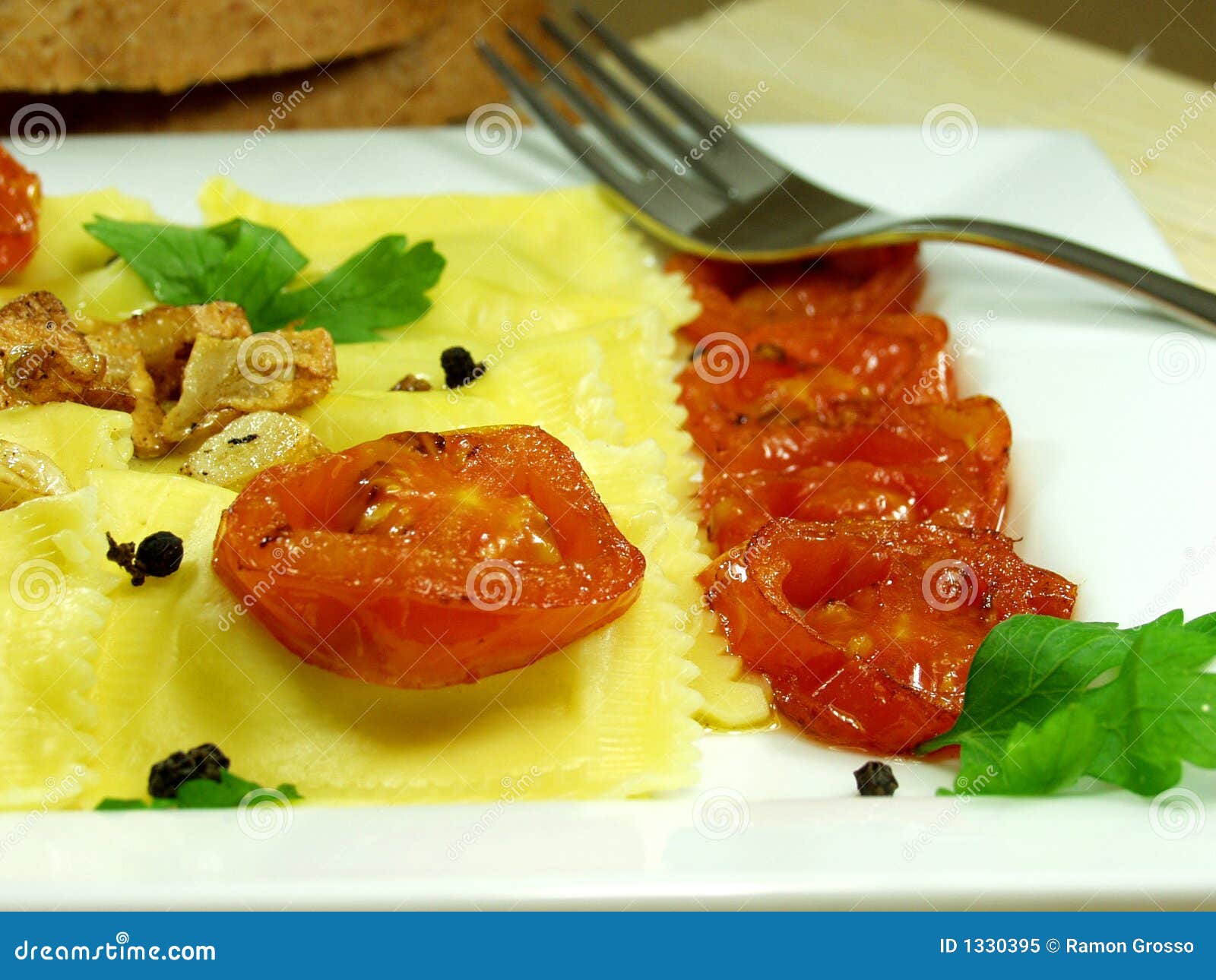 Ravioli stock image. Image of lunch, natural, healthy - 1330395