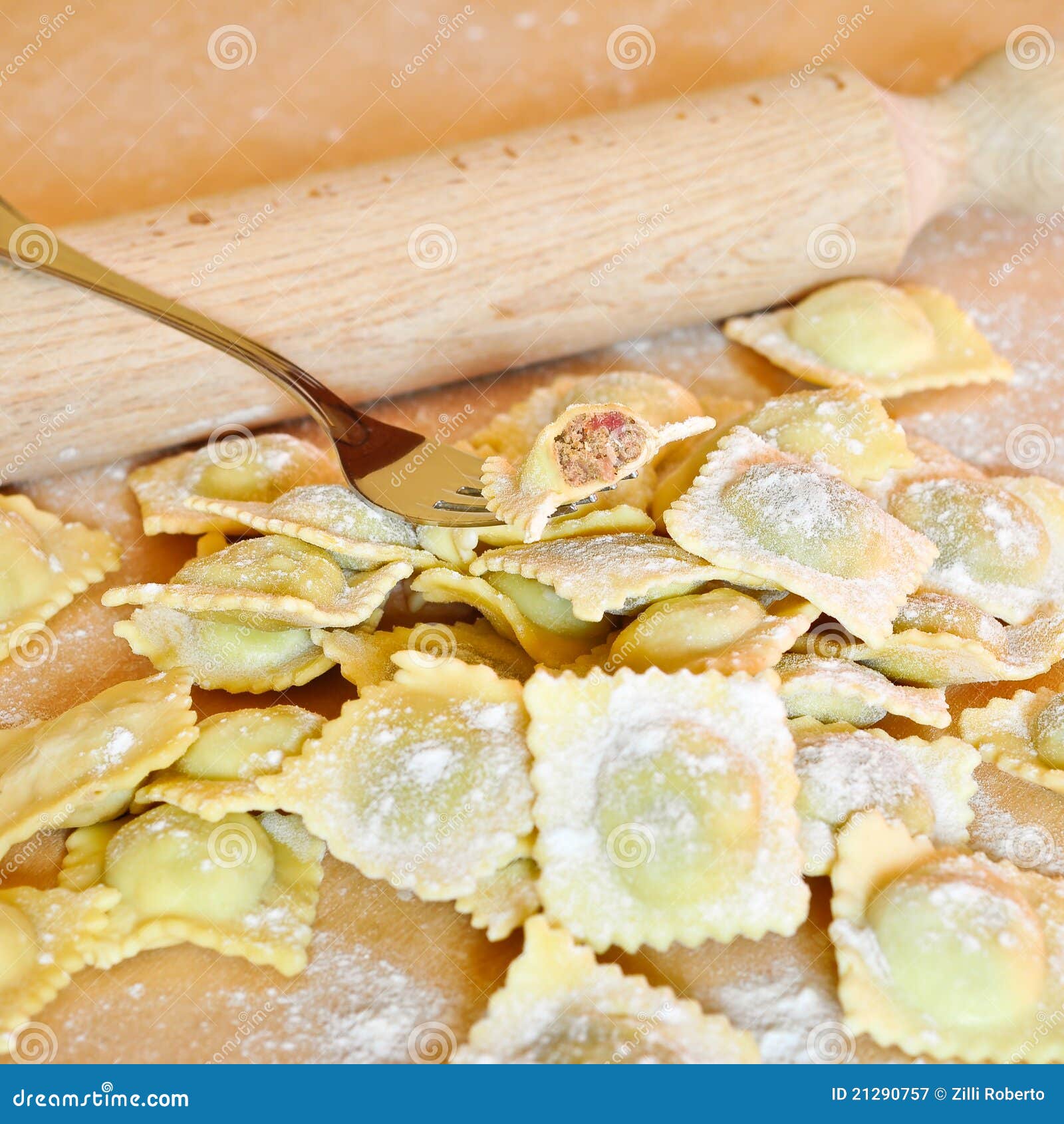 Ravioli alla Piemontese stock image. Image of shot, food - 21290757
