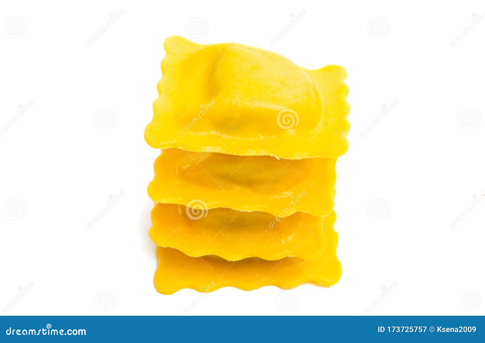 Ravioli Delicious Food Isolated Stock Image - Image of raviolo, dinner ...