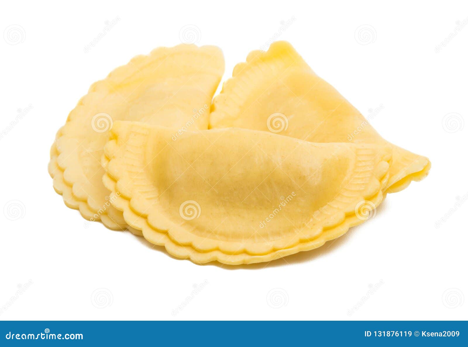 Ravioli isolated stock image. Image of freshness, italy - 131876119