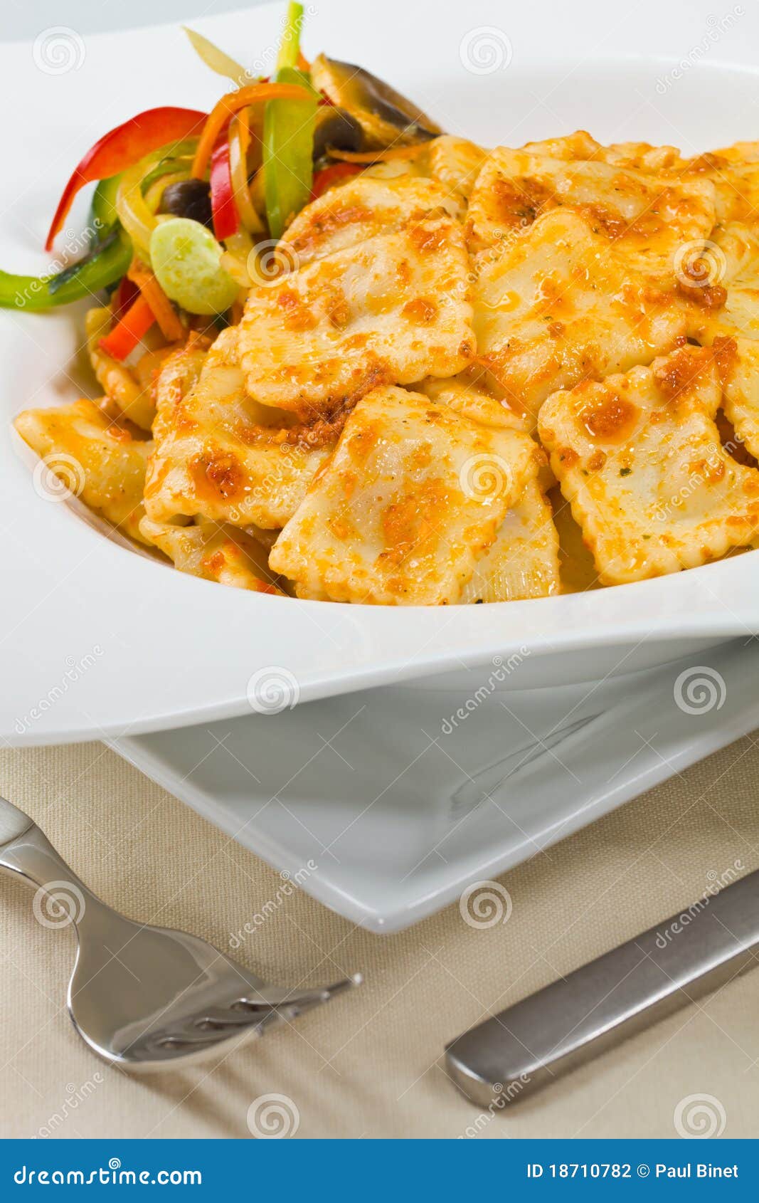 Ravioli pasta stock photo. Image of white, gourmet, vegetable - 18710782