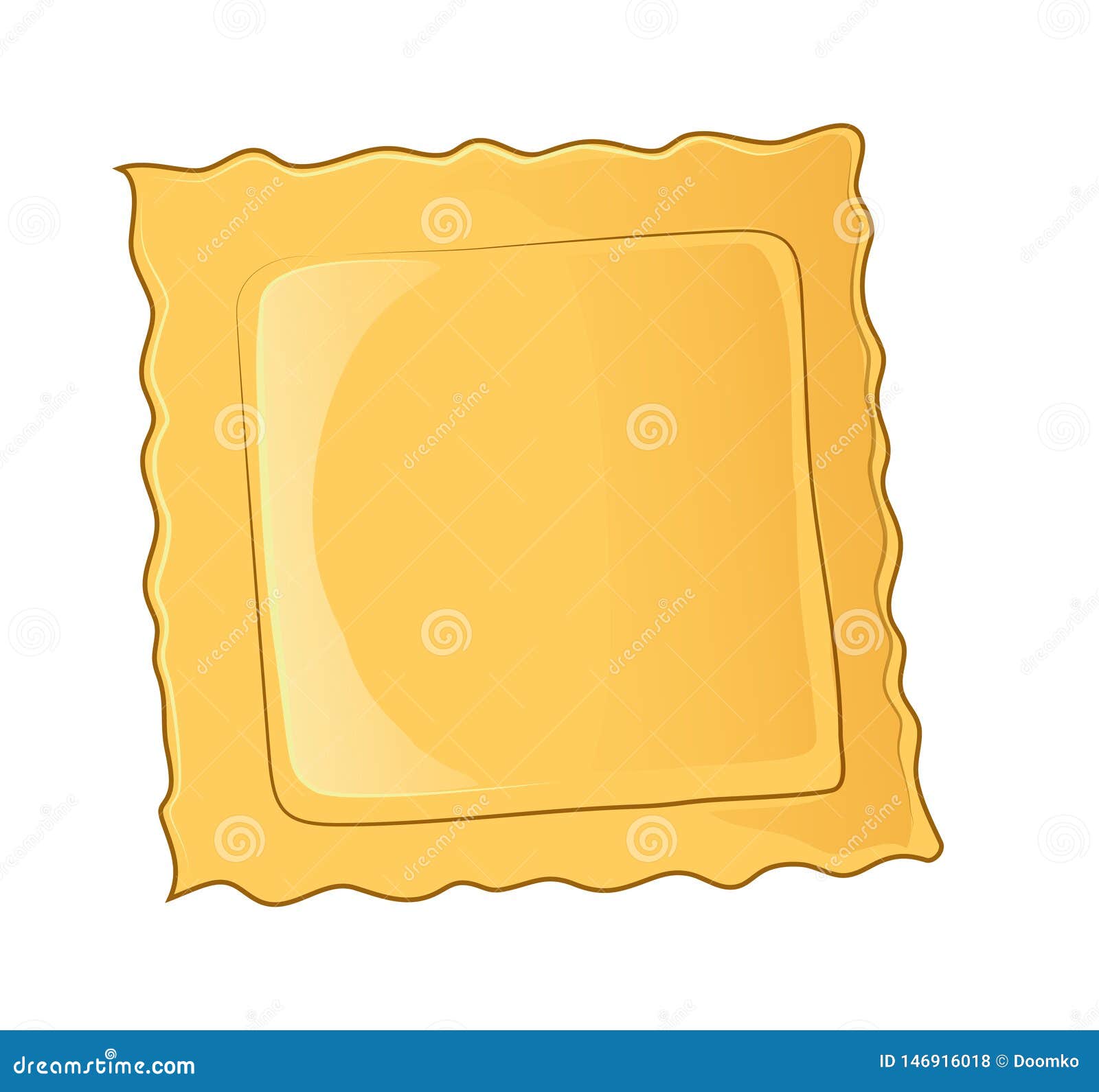 Ravioli Pasta Italian Cuisine Icon Color Illustration | CartoonDealer ...