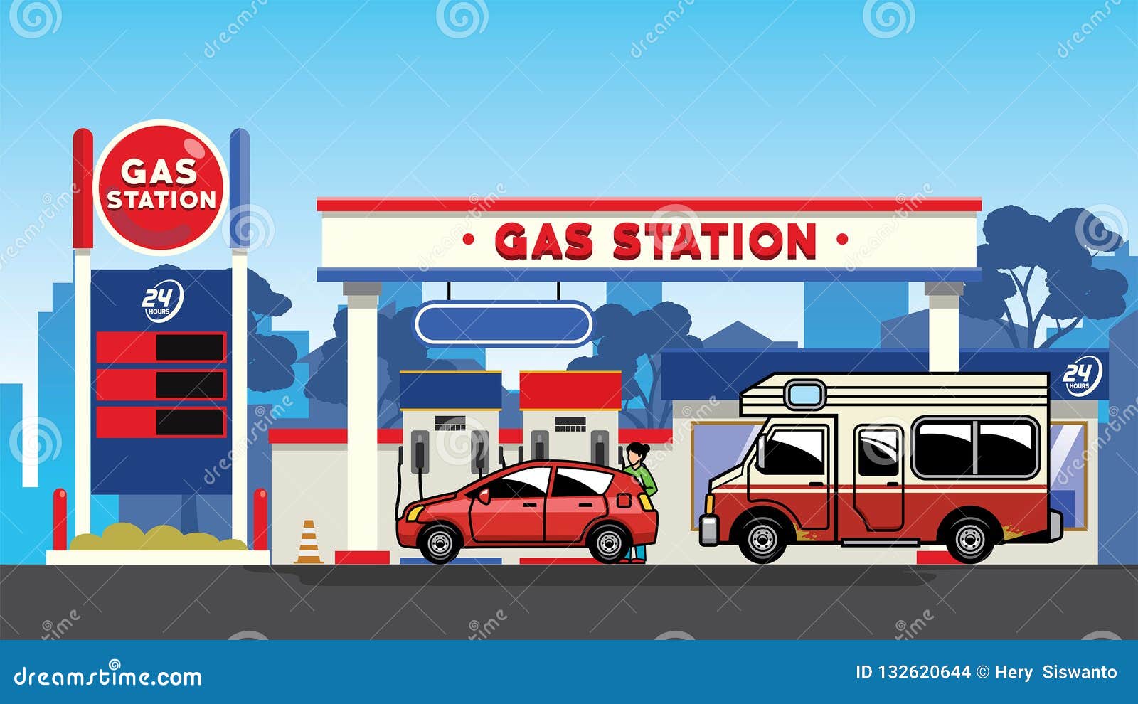 Station Service Stock Illustrations, Vecteurs, & Clipart – (8,687 Stock ...