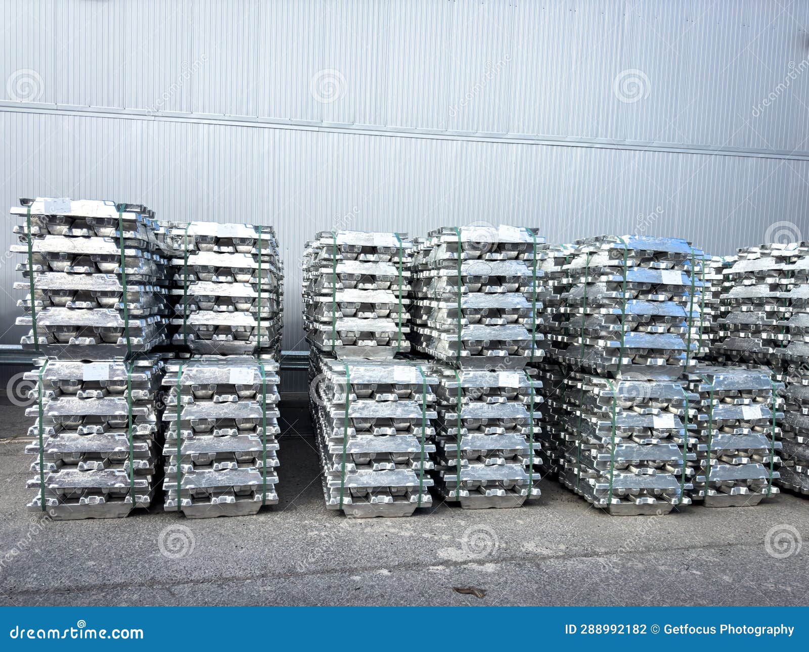 Raw Aluminum stock photo. Image of melt, processing - 288992182