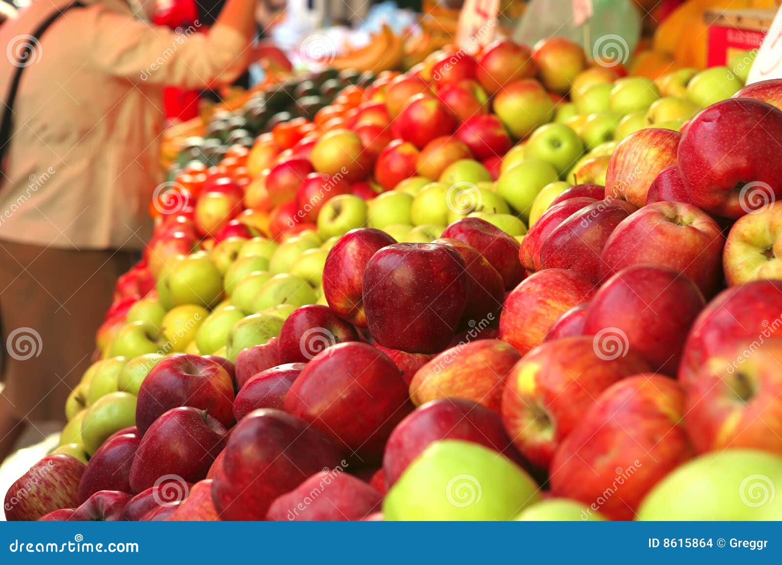 Raw Apple Heaps Perspective Stock Photo - Image of ingredient, food ...
