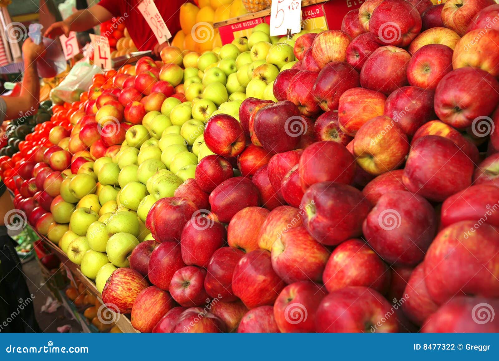 Raw Apples Heap Perspective Stock Photo - Image of crop, colored: 8477322