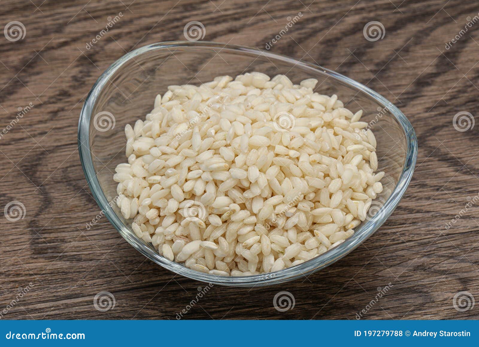 Raw Arborio Rice for Risotto Stock Photo - Image of seed, background ...
