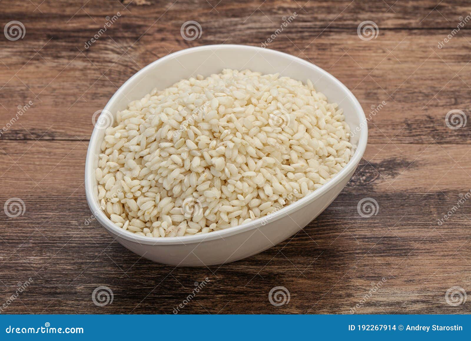 Raw Arborio Rice for Risotto Stock Photo - Image of grain, seed: 192267914