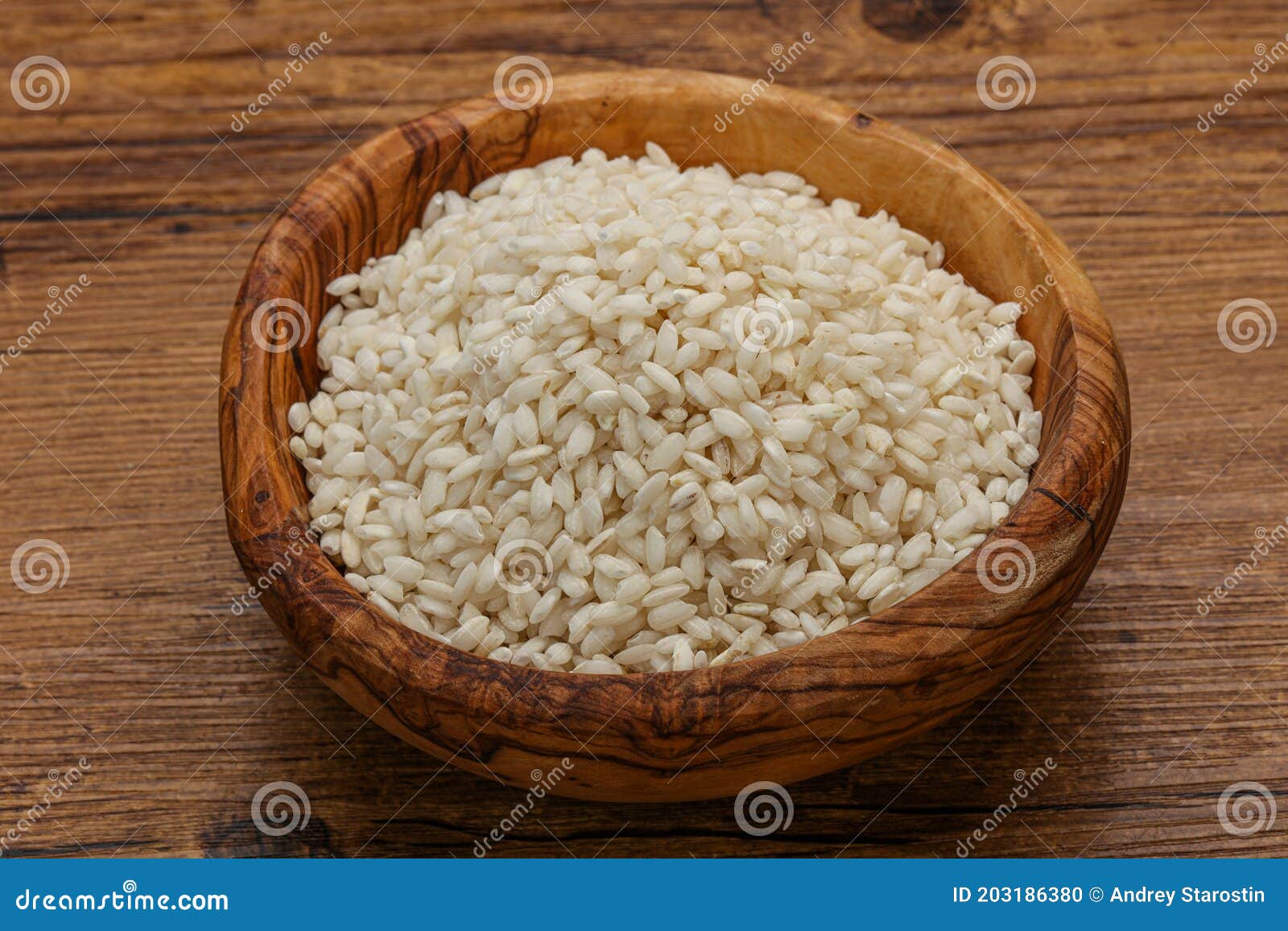 Raw Arborio Rice for Risotto Stock Photo - Image of nutrition ...