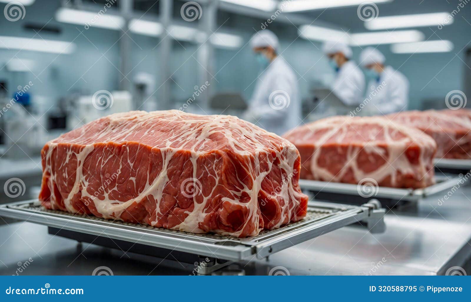 Artificial Meat Line Icon. Grown Lab Meat Linear Pictogram. Growing ...