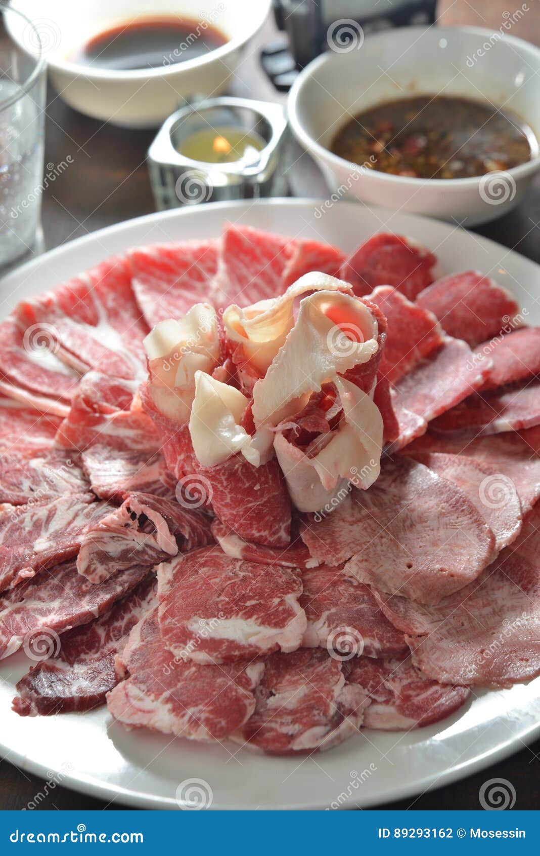 Raw assorted Beef roll stock photo. Image of mutton, paste - 89293162