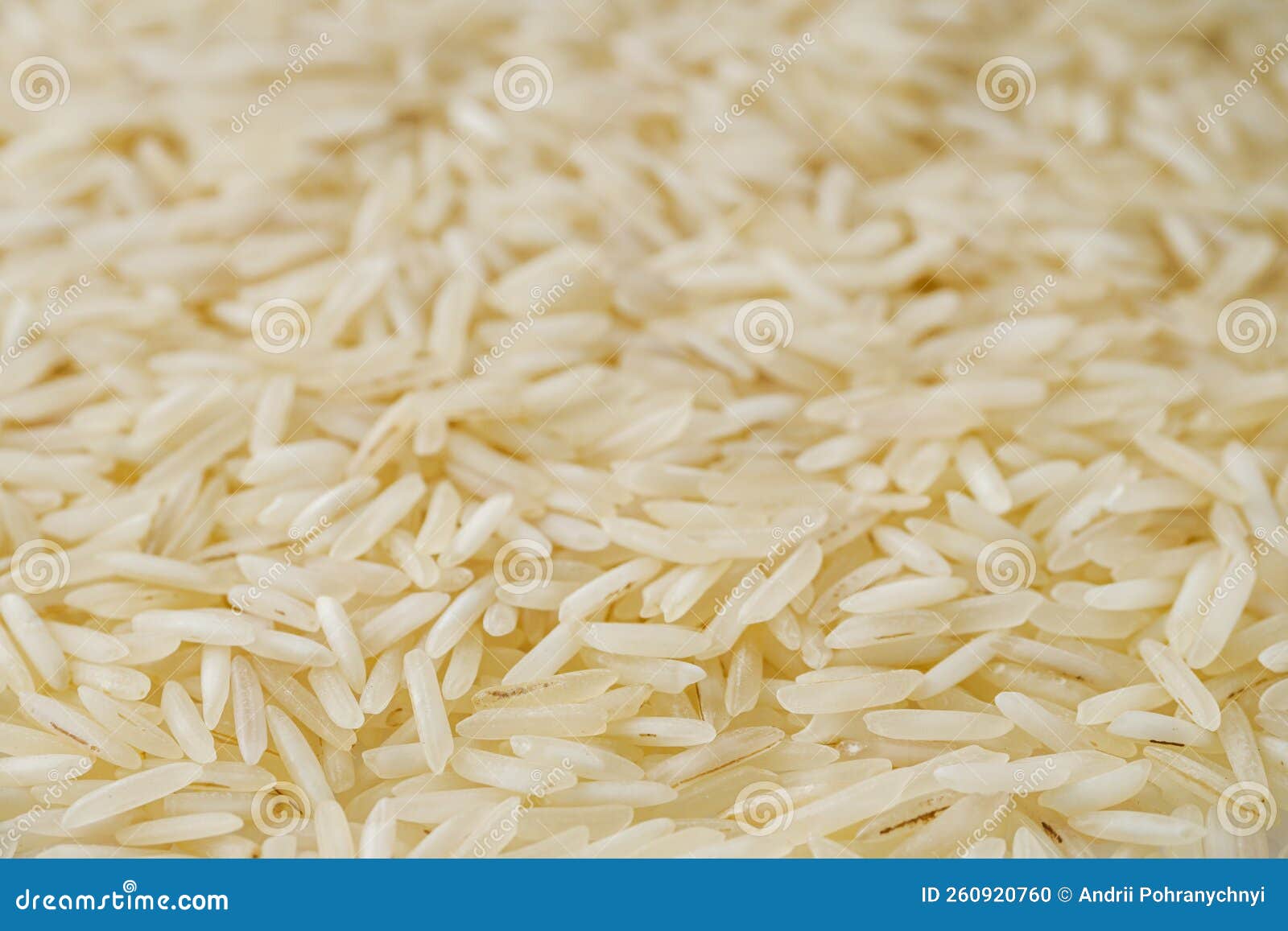 Raw Basmati Rice on a White Acrylic Background Stock Photo - Image of ...