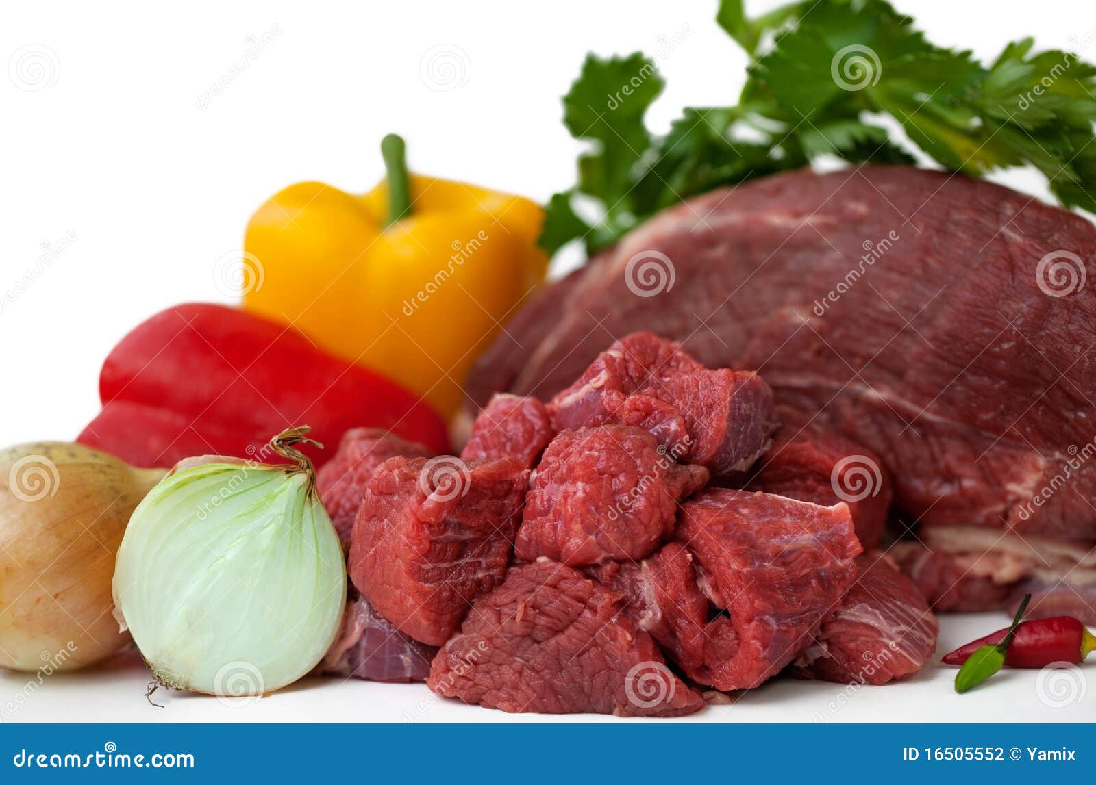 Raw beef stock photo. Image of goulash, protein, butcher - 16505552