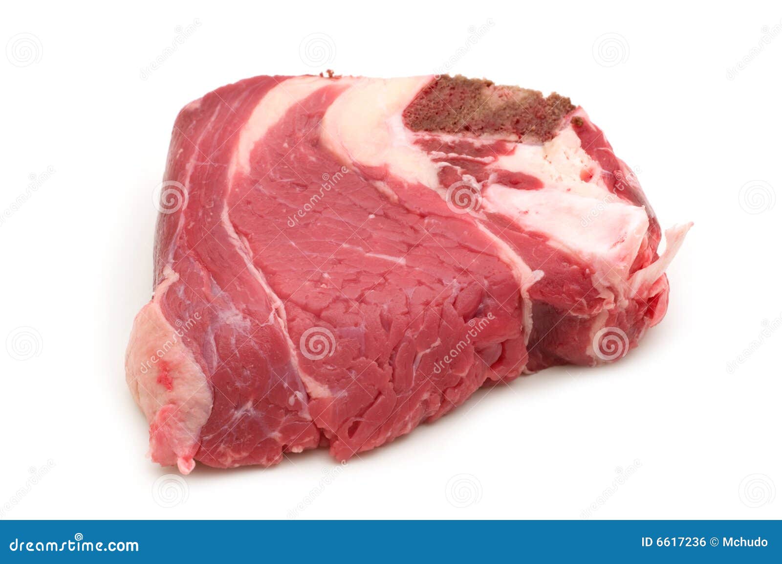 Raw beef with bone stock photo. Image of sliced, butcher - 6617236