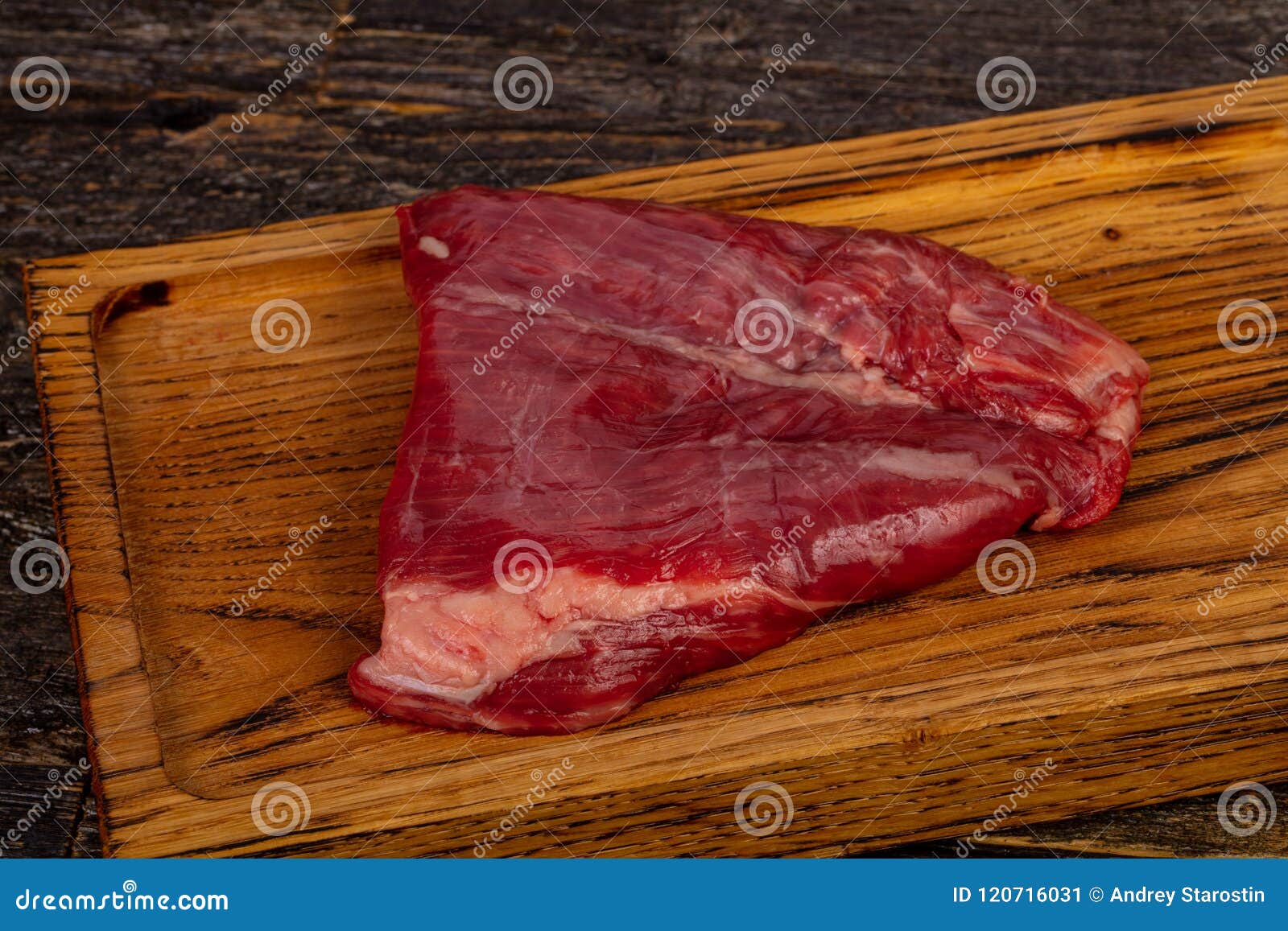 Raw beef Flank steak stock image. Image of pepper, flank - 120716031