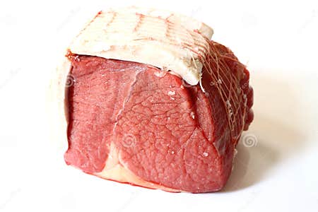 Raw beef joint stock photo. Image of vitamins, beef, string - 22006050