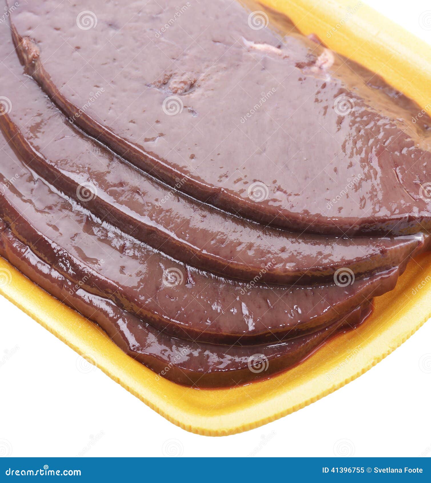 Raw Beef Liver stock image. Image of sliced, beef, closeup - 41396755