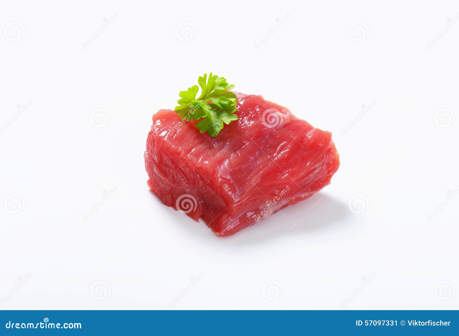 Raw beef meat chunk stock image. Image of cube, ingredient - 57097331