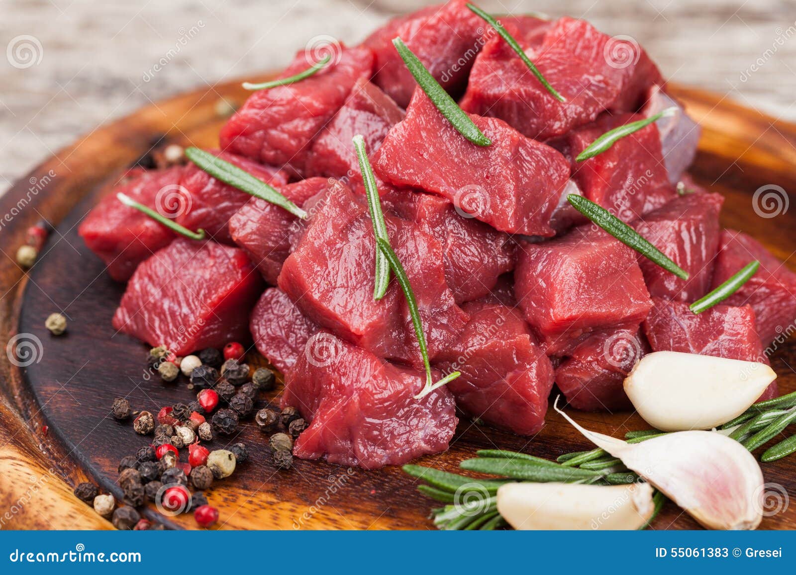 Raw beef meat stock image. Image of fresh, steak, beefsteak - 55061383