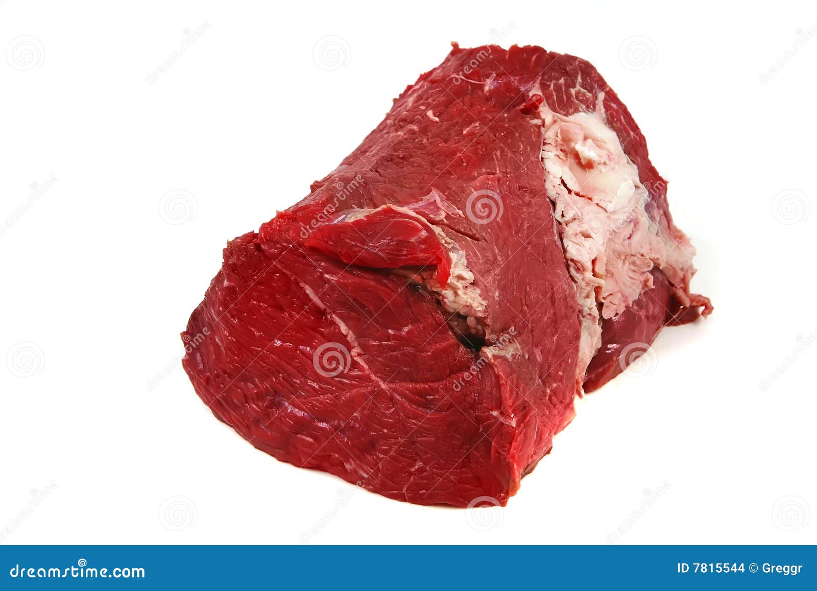 Raw beef meat over white stock photo. Image of food, isolated - 7815544
