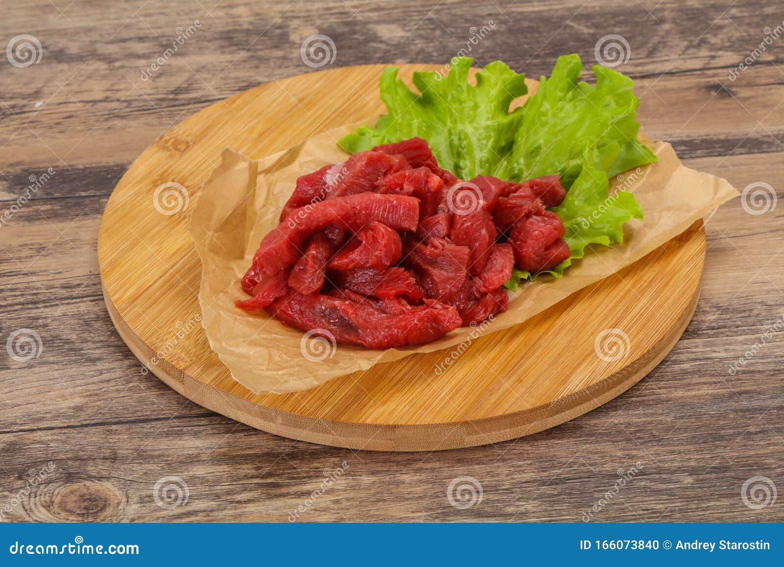 Raw Beef Meat Sliced for Cooking Stock Photo - Image of piece, food ...