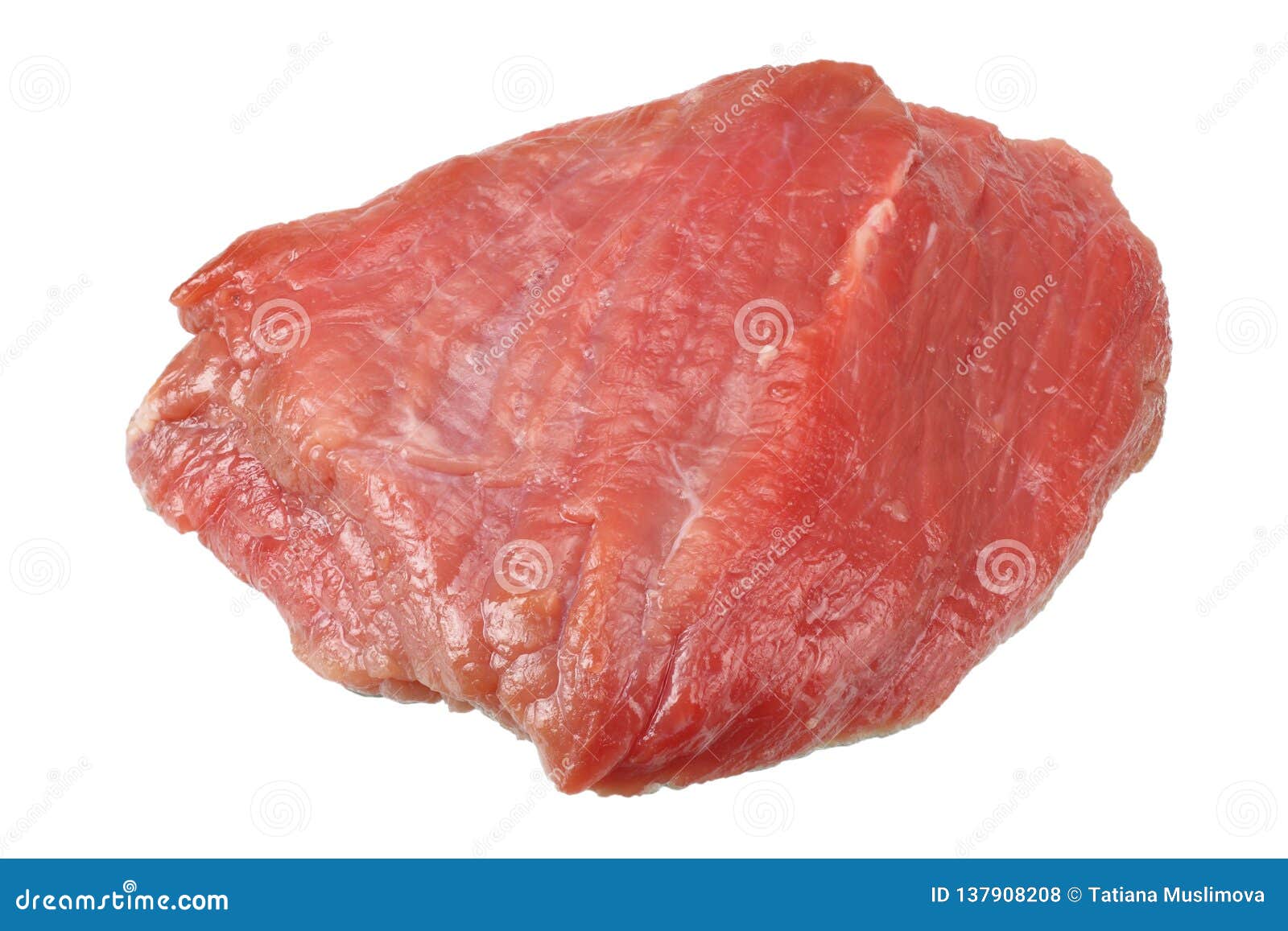 Raw Beef Meat on White Background Stock Photo - Image of meat, beef ...