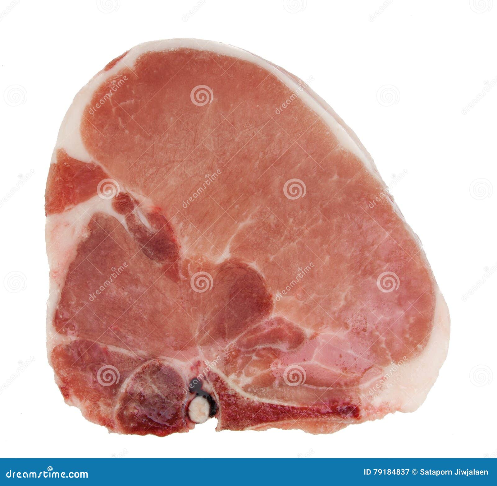 Raw Beef Pork Chop Isolated Stock Image - Image of protein, juicy: 79184837