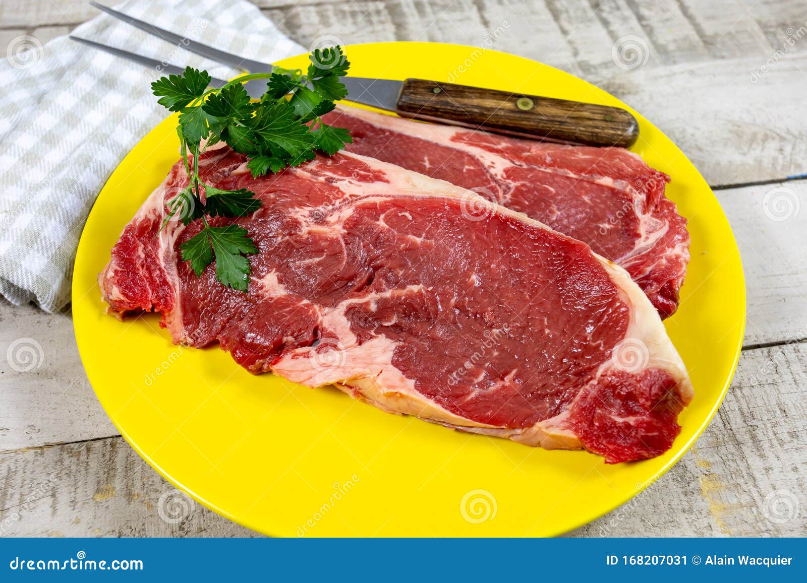 Raw beef ribeye stock image. Image of food, sirloin - 168207031