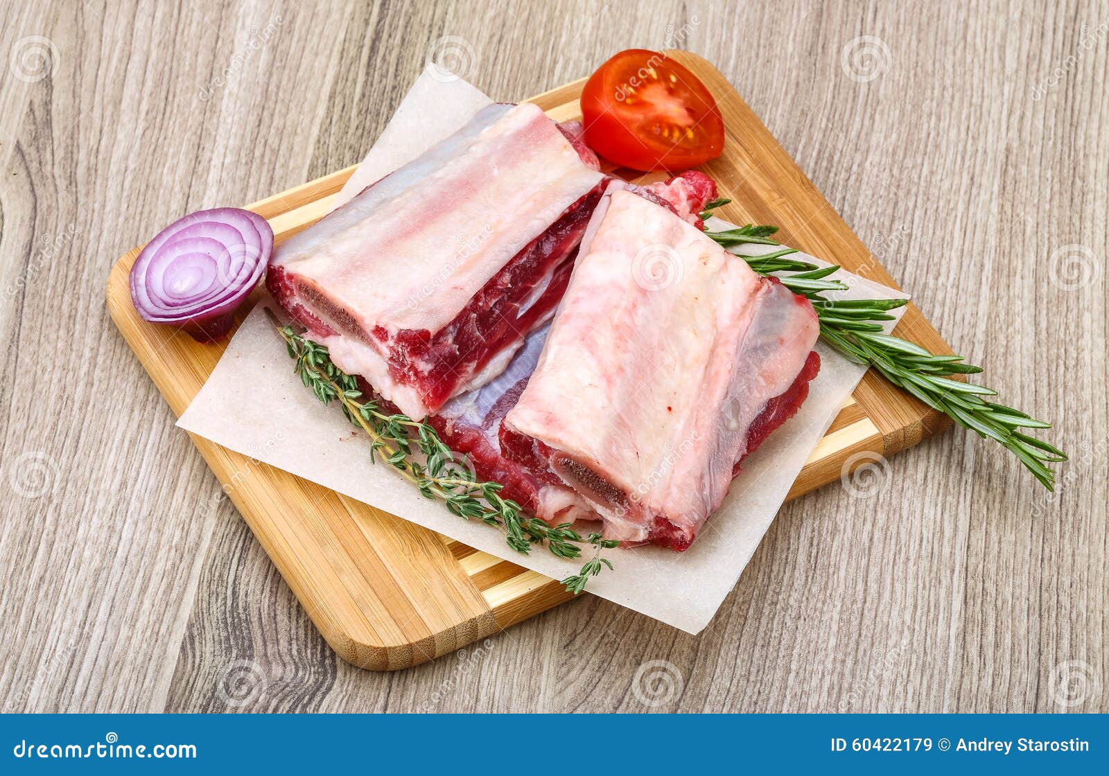 Raw beef ribs stock image. Image of back, background - 60422179