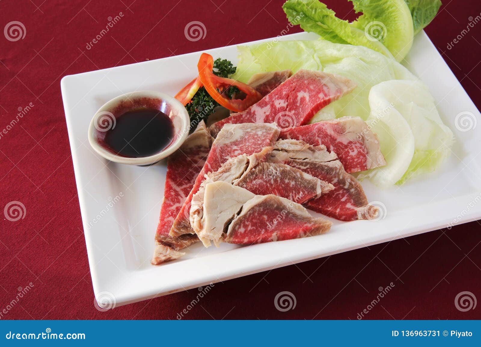 Raw beef set stock image. Image of organic, dinner, bloody - 136963731