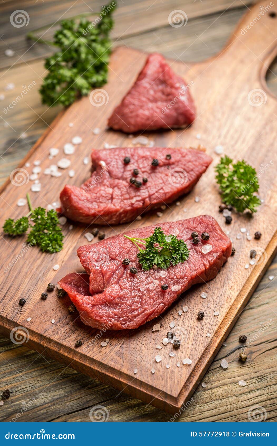 Raw beef slice stock photo. Image of slice, beefsteak - 57772918