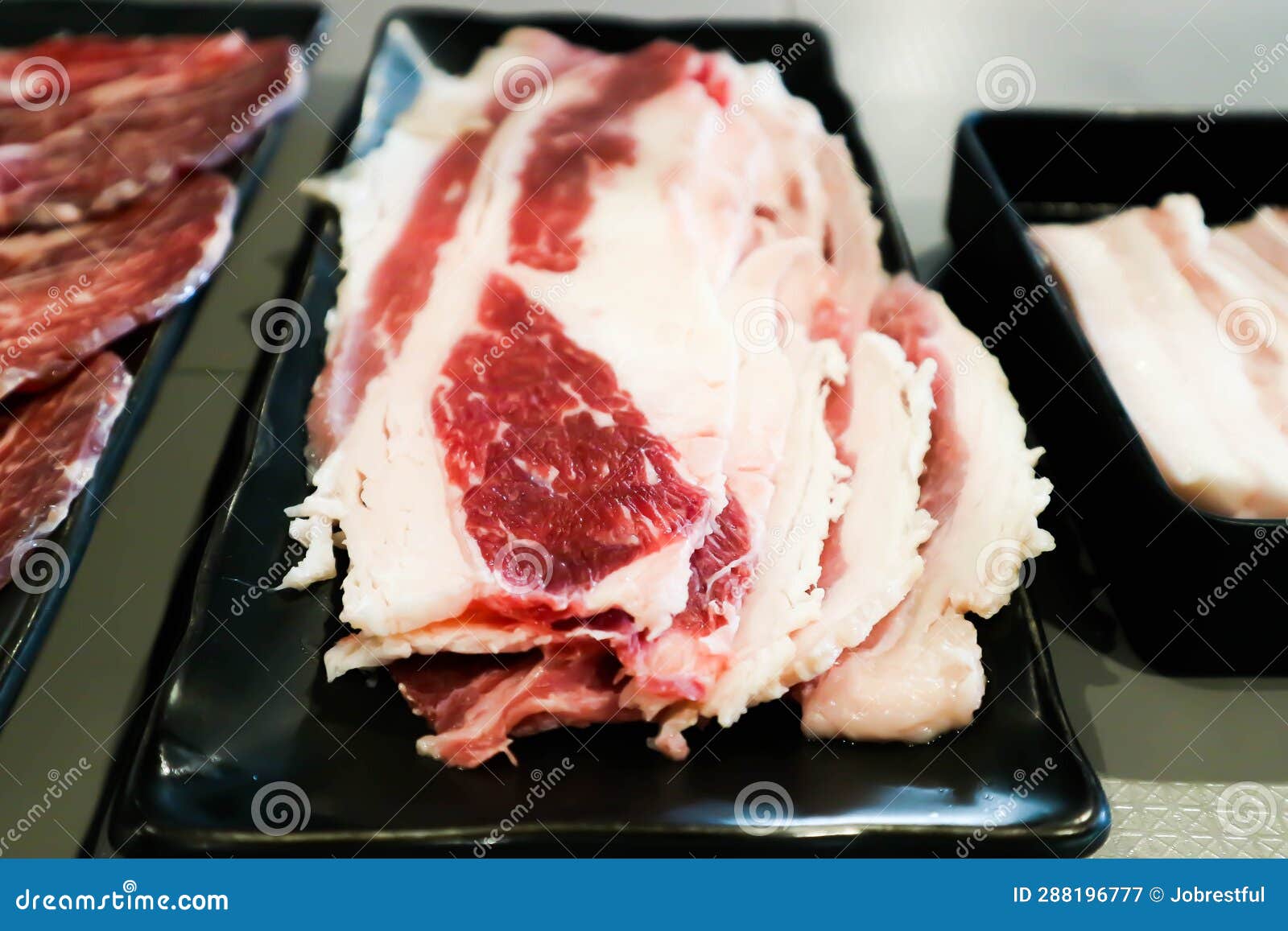 Raw Beef , Sliced Beef or Beef for Cook Stock Image - Image of beef ...