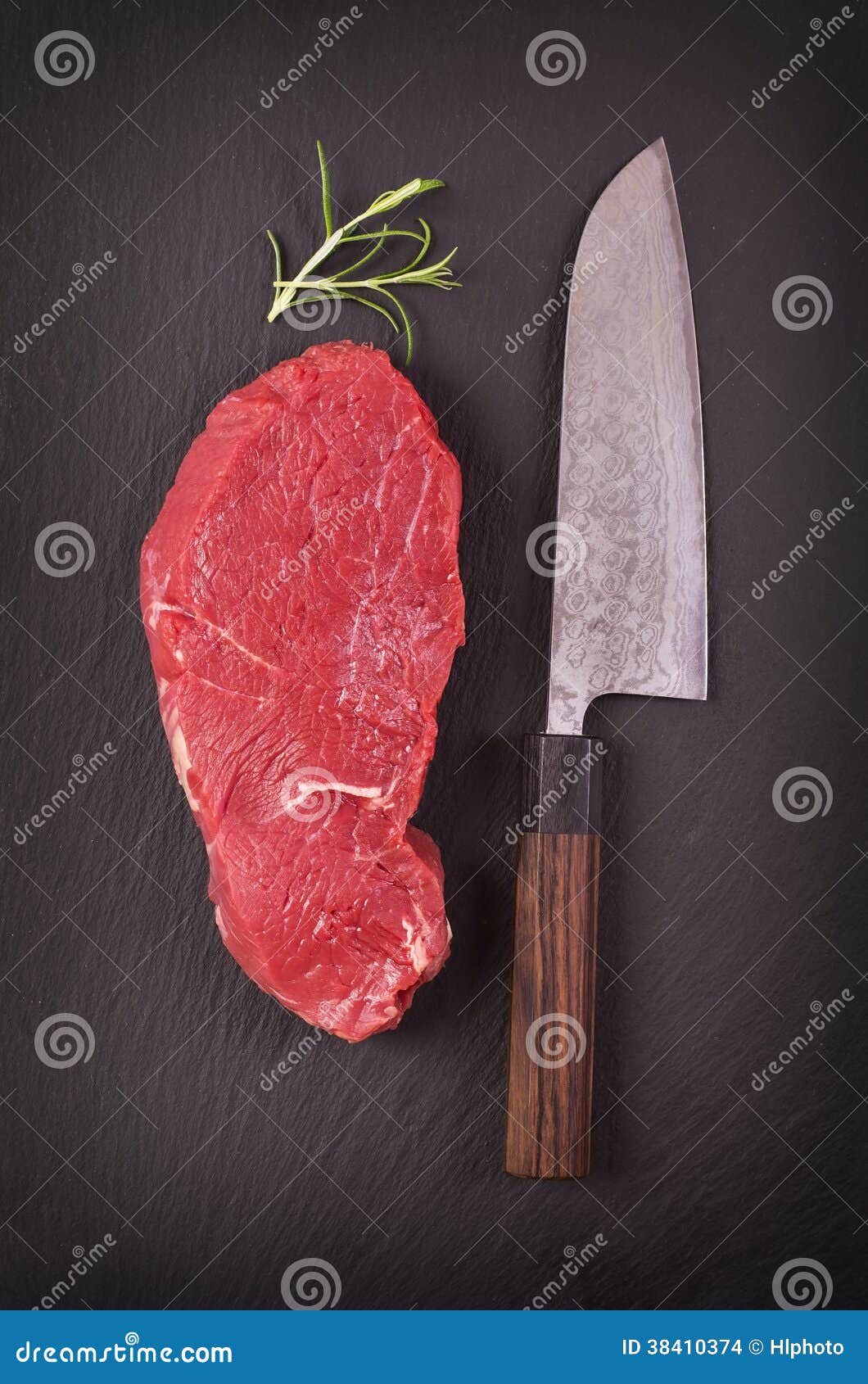 Raw Beef Steak stock photo. Image of medium, piece, fillet - 38410374