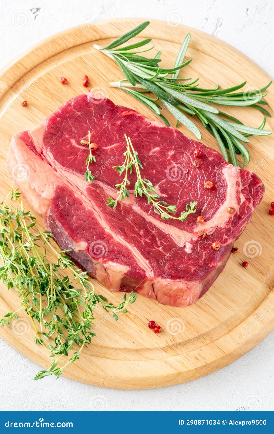 Raw beef steak stock photo. Image of loin, food, meat - 290871034