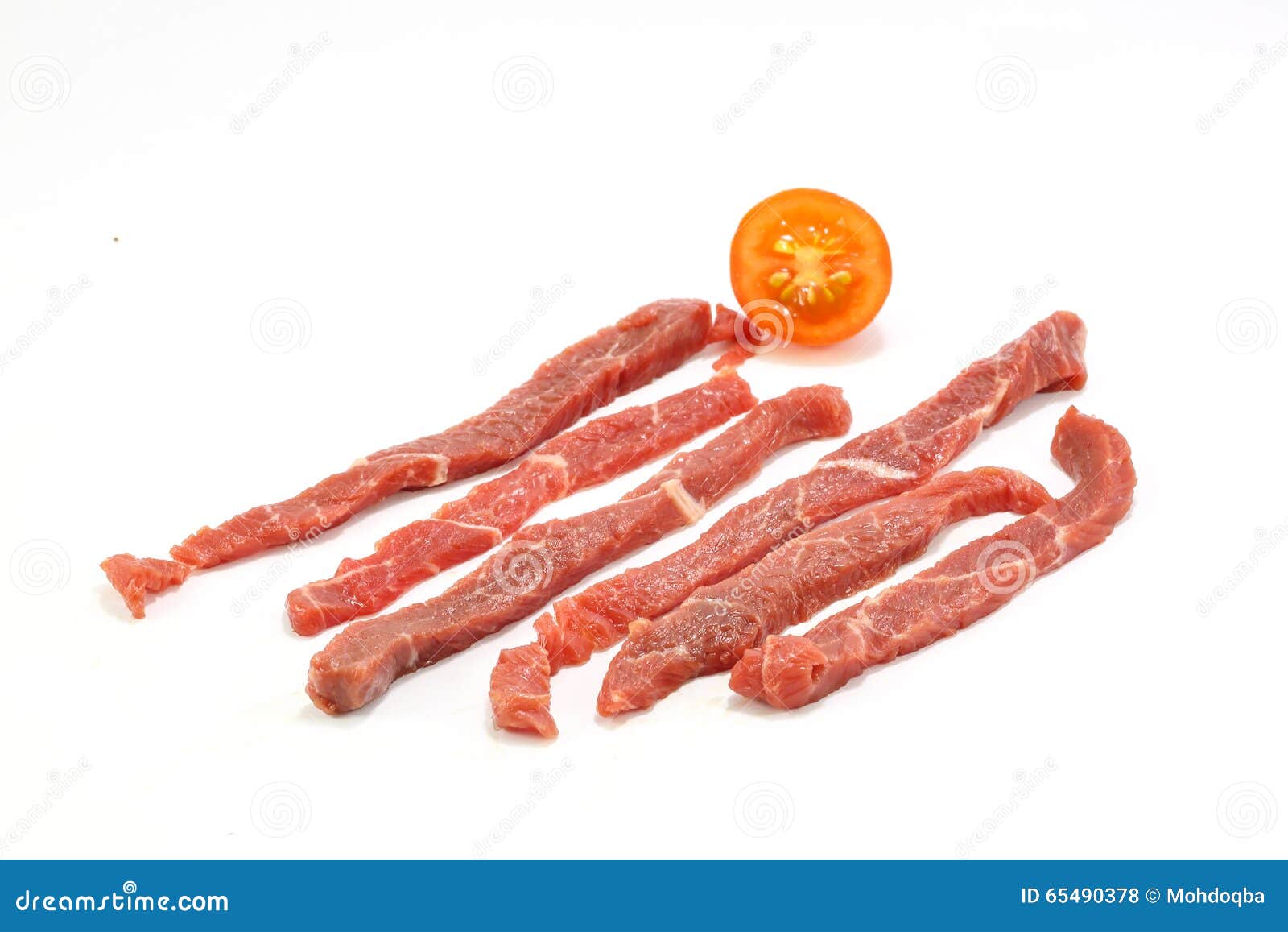 Raw beef strips stock photo. Image of slice, strips, organic - 65490378